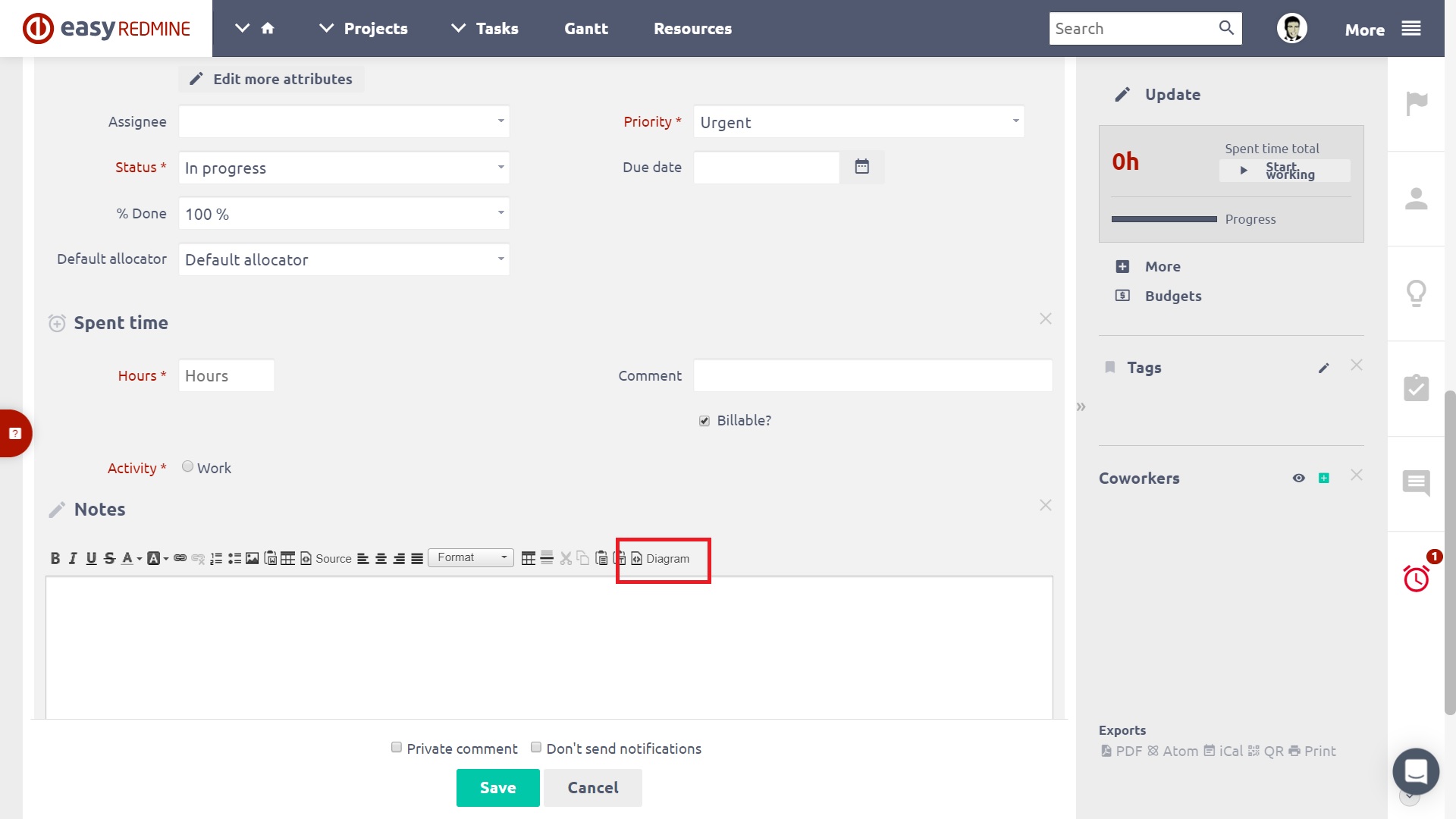 Diagrams - Easy Redmine